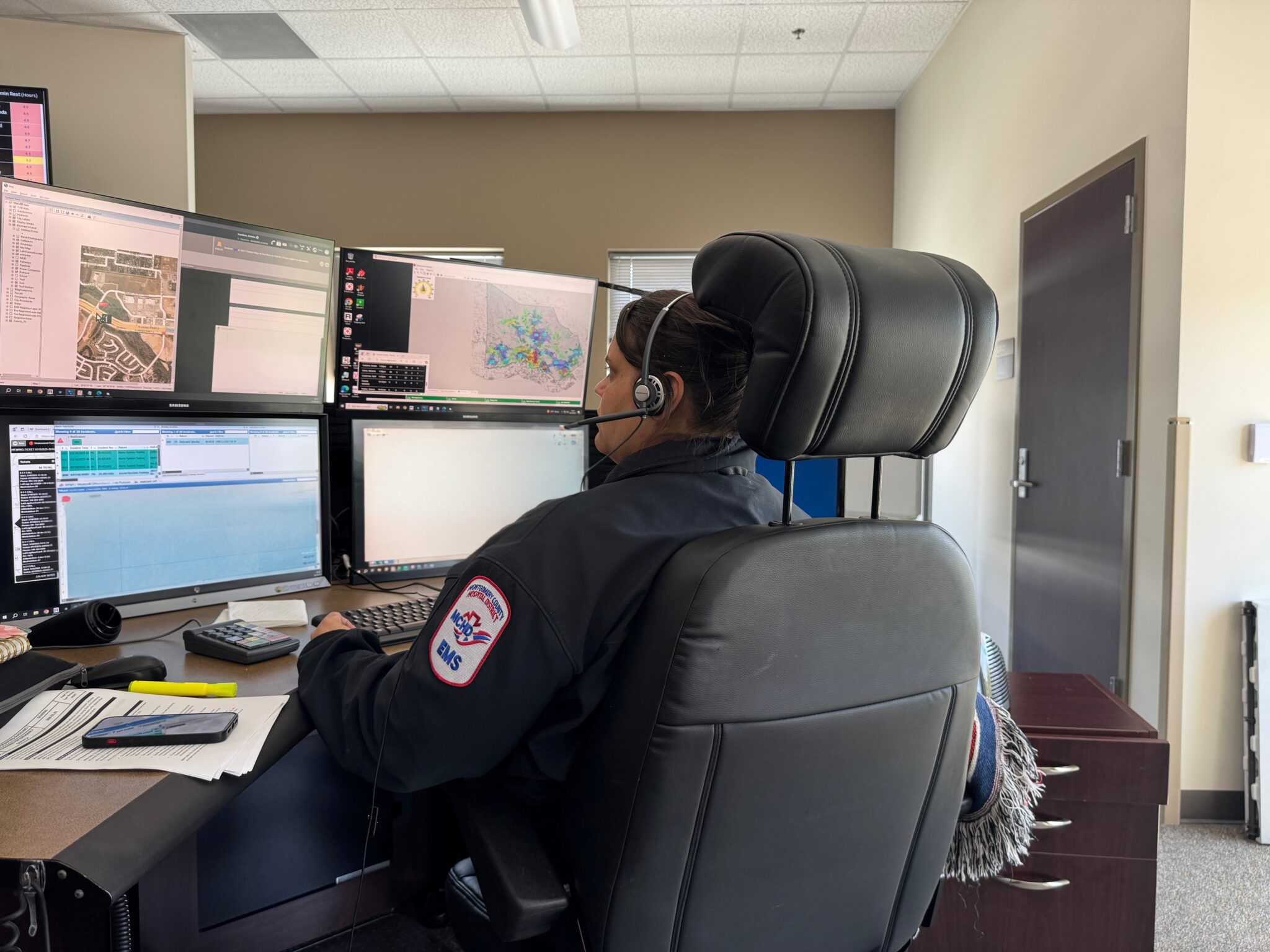 Dispatch Center – ALARM - MCHD - Montgomery County Hospital District